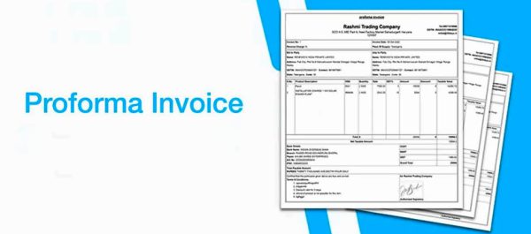 What is proforma invoice? - Sale of petrochemicals